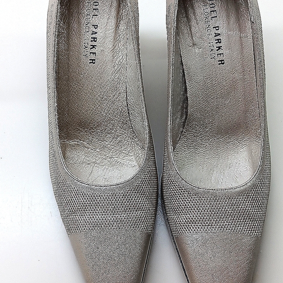 J,Florence italyoel Parker | Shoes | Vintage Low Heel Cream Colored ...